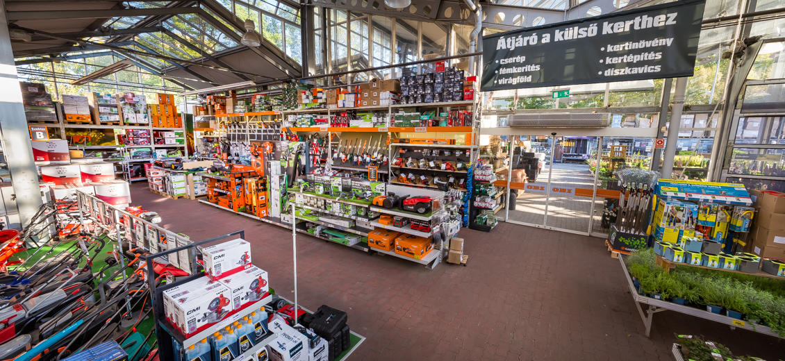 OBI Békéscsaba áruház - Kertészeti osztály